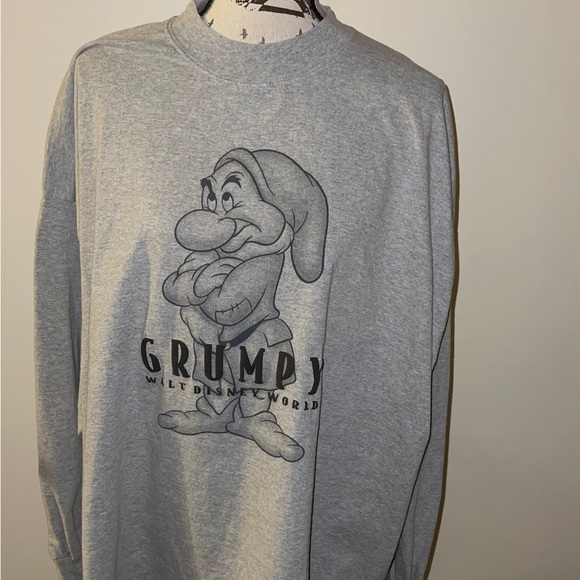 Disney | Shirts | Vintage Disney Grumpy Long Sleeve Shirt | Poshmark